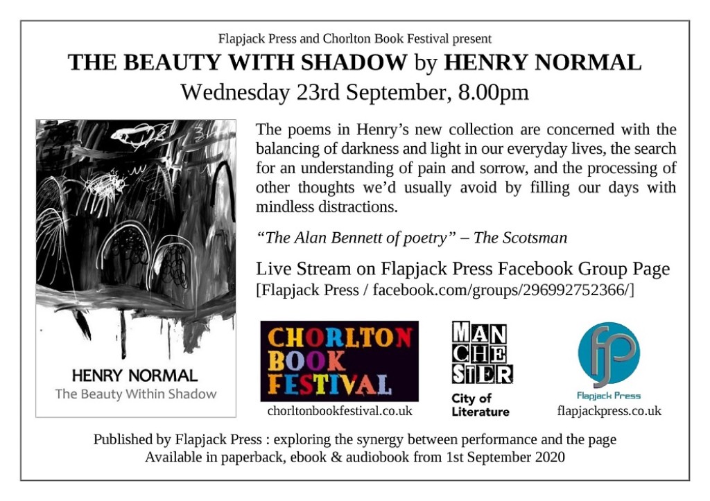 Henry Normal Book Tour at the Virtual Chorlton Book Festival