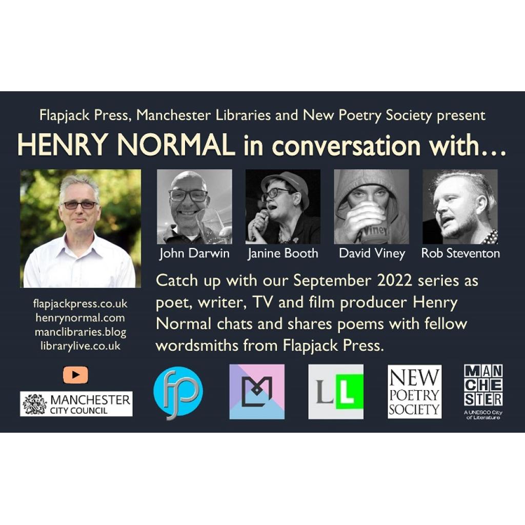 Henry Normal in conversation with ... available on YouTube from 5 Oct ...